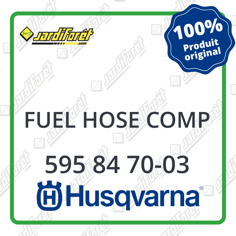 Fuel hose comp Husqvarna - 595 84 70-03 | Jardiforêt