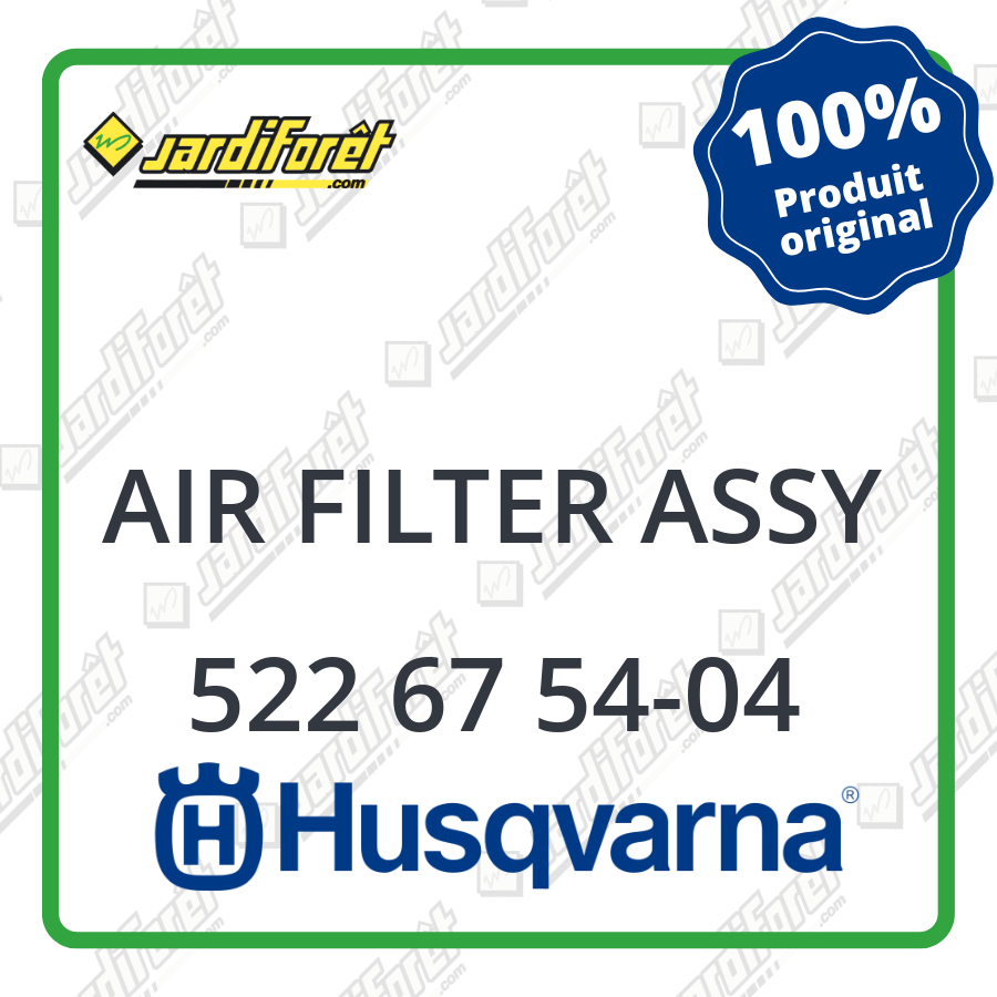 Air filter assy Husqvarna - 522 67 54-04 | Jardiforêt