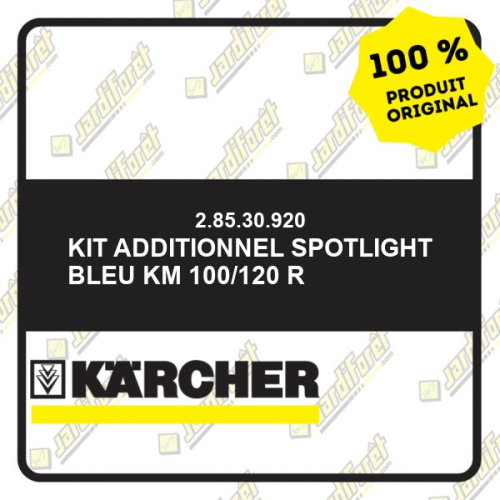 Kit additionnel spotlight bleu KM 100/120 R Karcher 28530920 | Jardiforêt