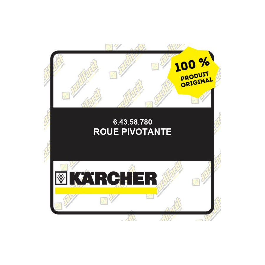 Roue pivotante Karcher 64358780 | Jardiforêt
