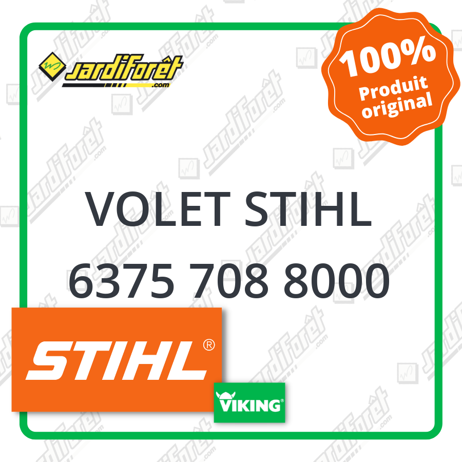 Volet STIHL - 6375 708 8000 | Jardiforêt