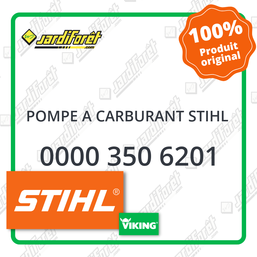 Pompe a carburant STIHL - 0000 350 6201 | Jardiforêt